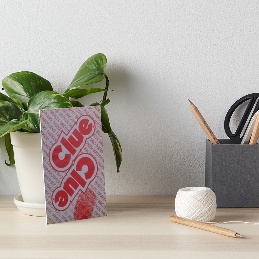 "Clue Card" Sticker for Sale by callahand97 | Redbubble