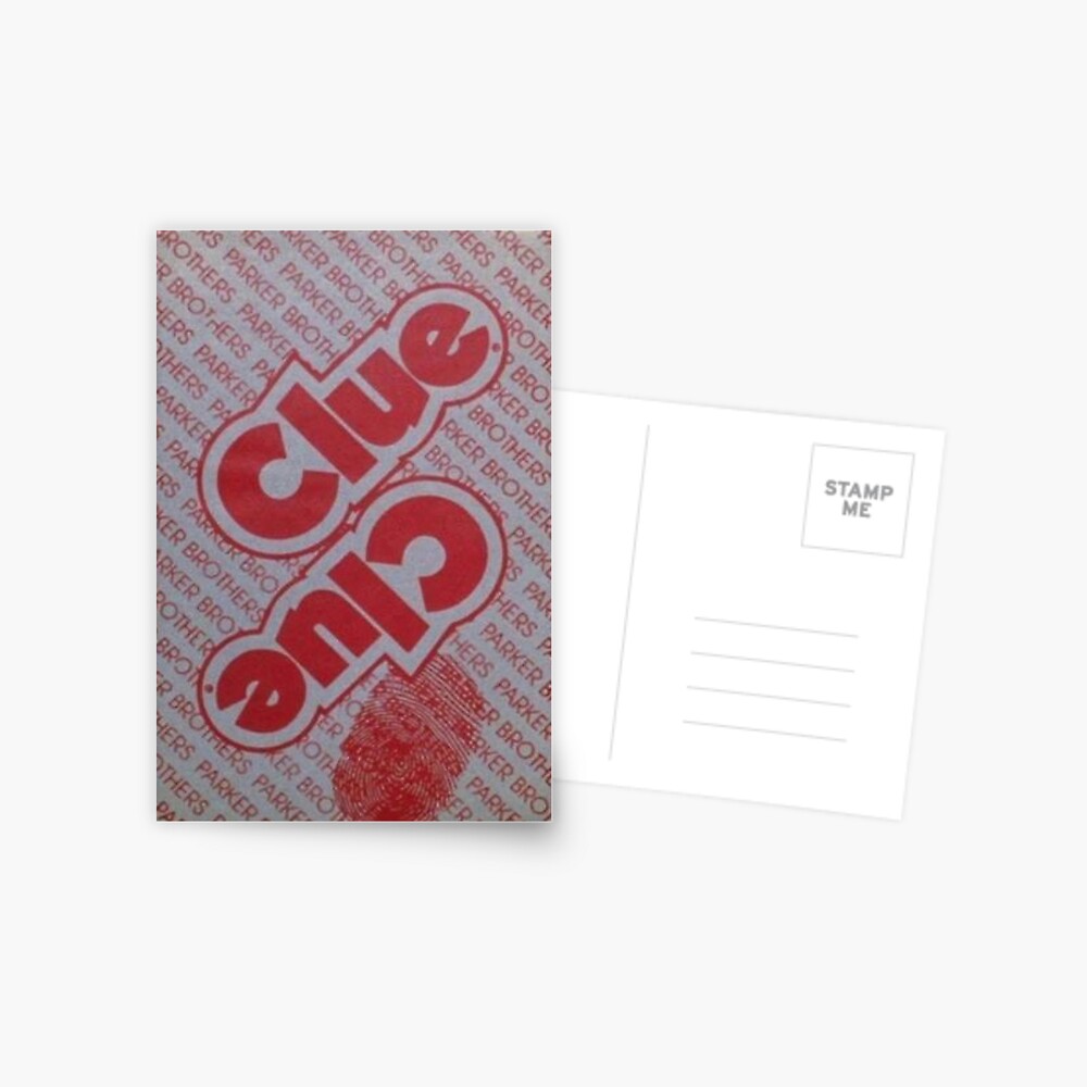 "Clue Card" Sticker for Sale by callahand97 | Redbubble
