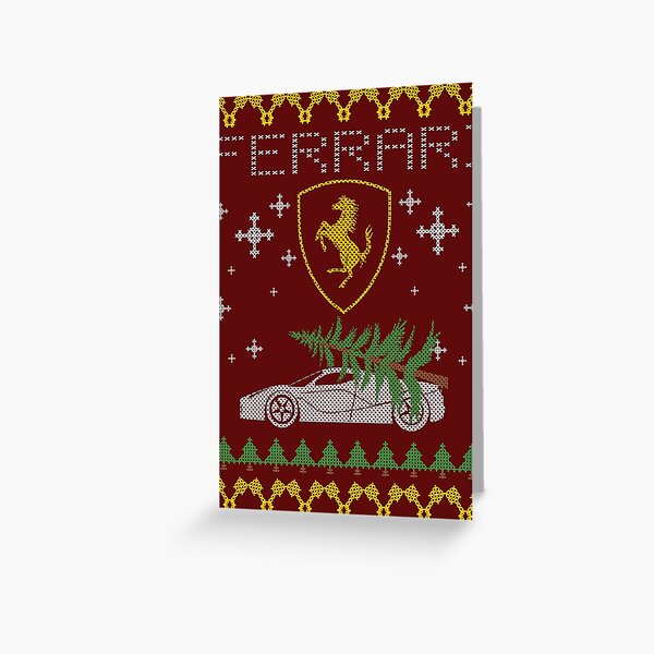 Ferrari Greeting Cards | Redbubble