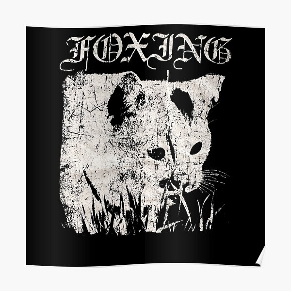 Póster «Logotipo de Foxing Band» de everythingemo | Redbubble