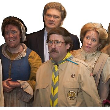 "The cast, ghosts bbc" Art Board Print for Sale by Jessblakemore ...