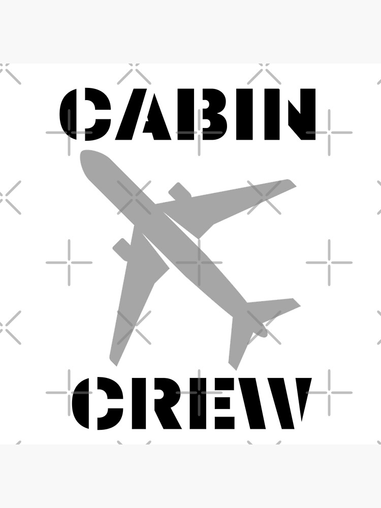"Cabin Crew" Poster by jetmike | Redbubble