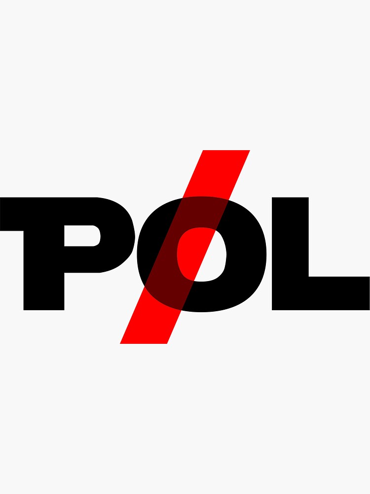 "/pol logo " Sticker for Sale by KnYght | Redbubble