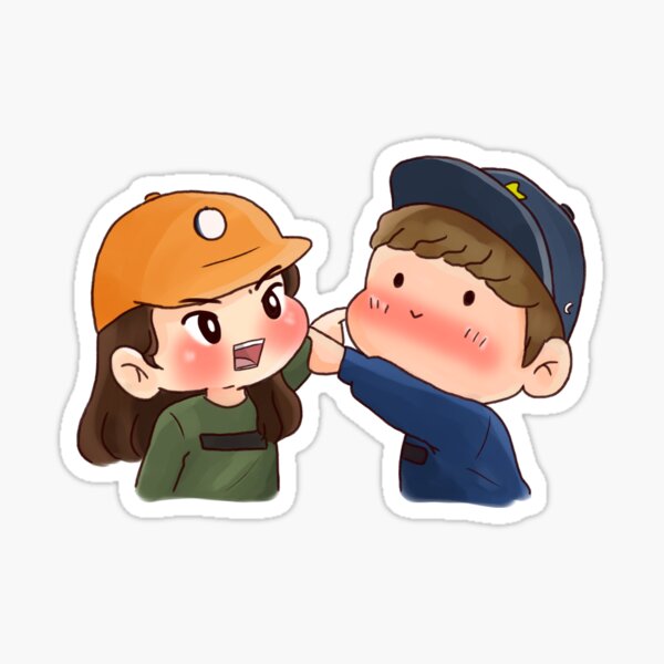 "Spartace Couple" Sticker by chibbicream | Redbubble