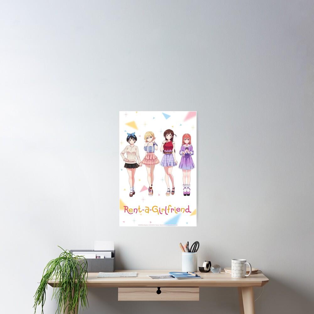 "Rent A Girlfriend" Poster for Sale by Melvinash | Redbubble