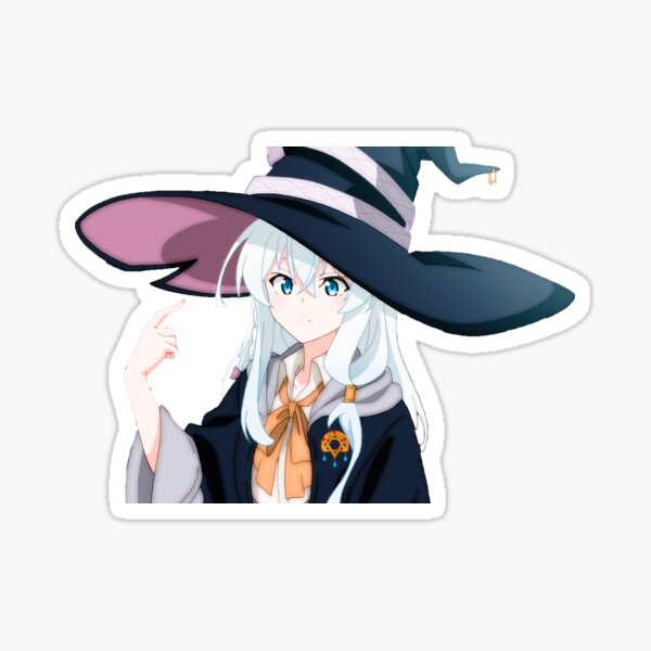 "Majo no Tabitabi | Elaina Witch" Sticker for Sale by Chalm | Redbubble
