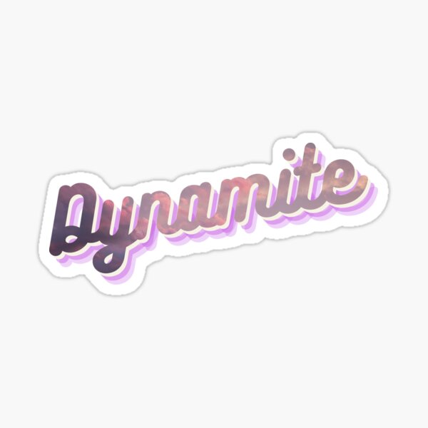 "BTS Dynamite" Sticker for Sale by alisalich | Redbubble