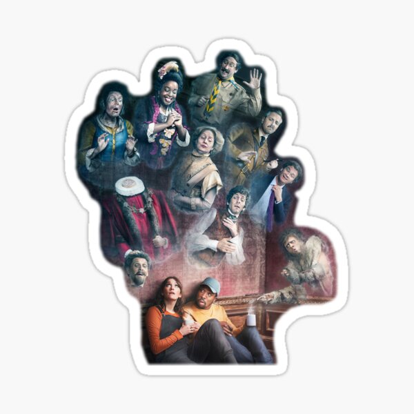 "Ghosts BBC" Sticker for Sale by Jessblakemore | Redbubble