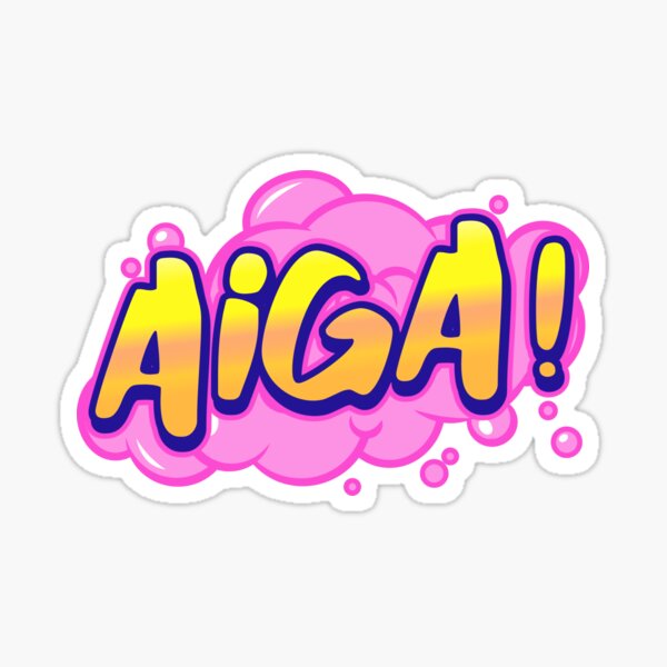 Sticker: Aiga | Redbubble