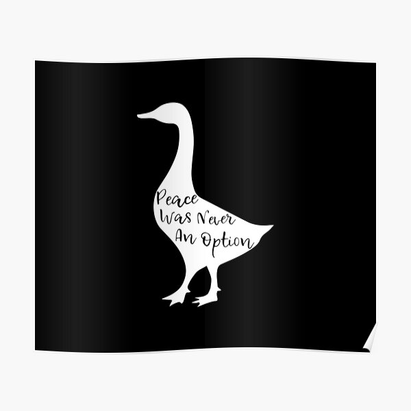 Goose Honk Peace Geese Funny Meme Posters | Redbubble