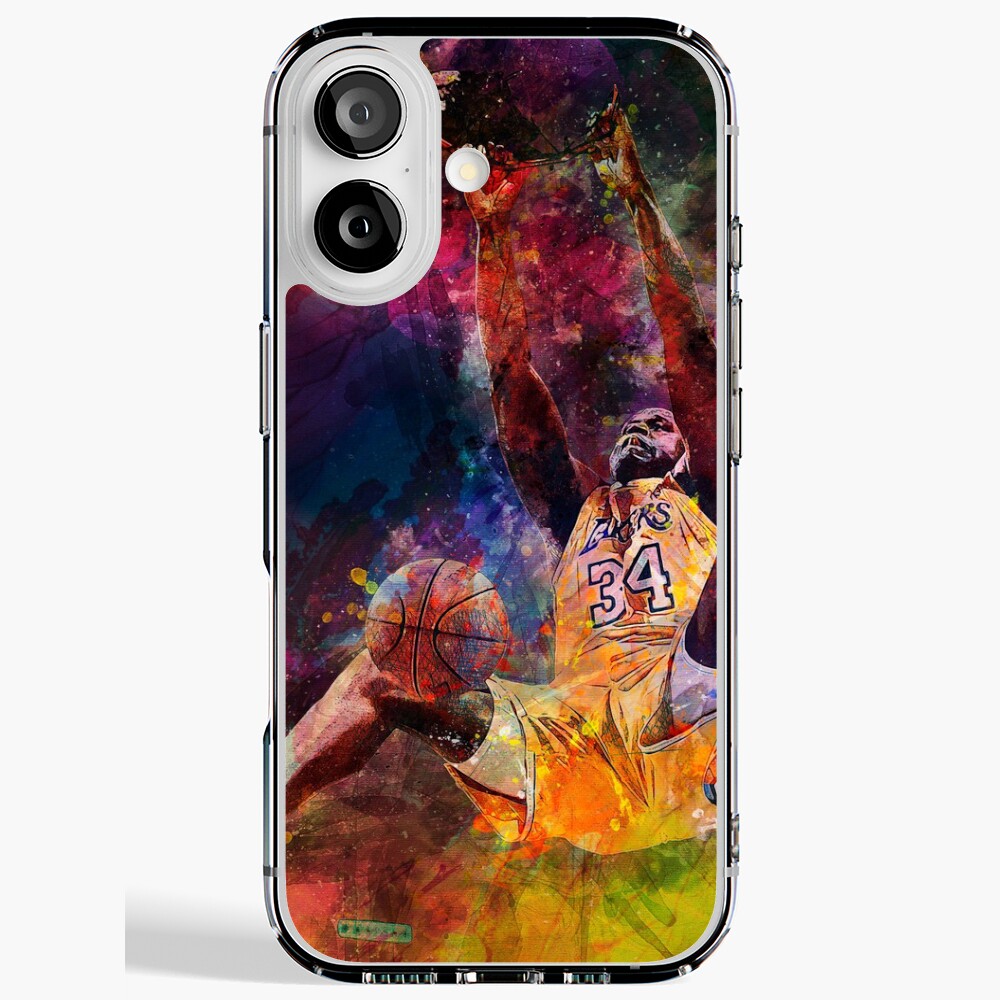 "Shaquille O'Neal Shaq Lakers Mixed Media" Poster for Sale by ...