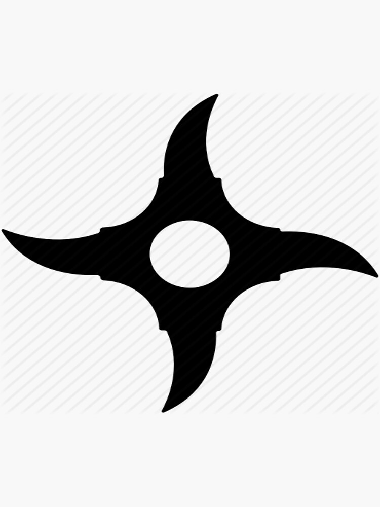 "SHURIKEN" Sticker by Pharaon33 | Redbubble