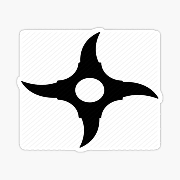 "SHURIKEN" Sticker by Pharaon33 | Redbubble