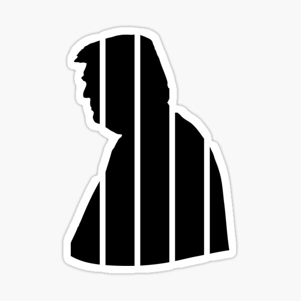"Lock Him Up!" Sticker for Sale by drawbey | Redbubble
