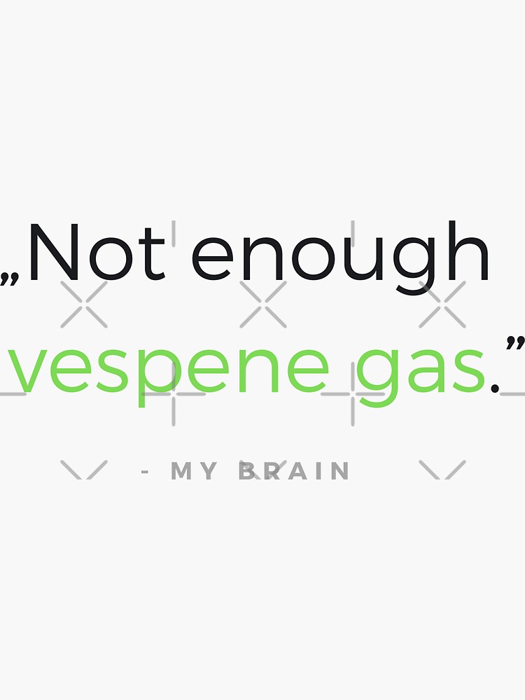 "Not enough vespene gas. - my brain quote" Sticker by ubaDesigns ...