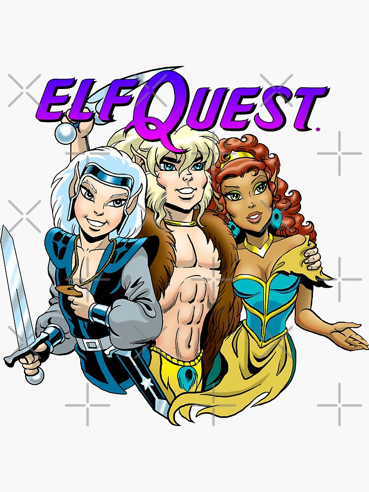 "ElfQuest: Modern Trio" Sticker for Sale by elfquest | Redbubble