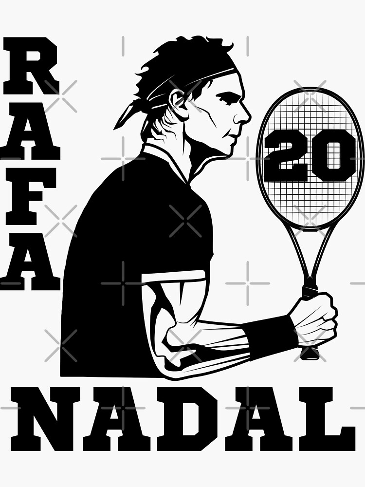 "Rafa Nadal" Sticker for Sale by AllWellia | Redbubble