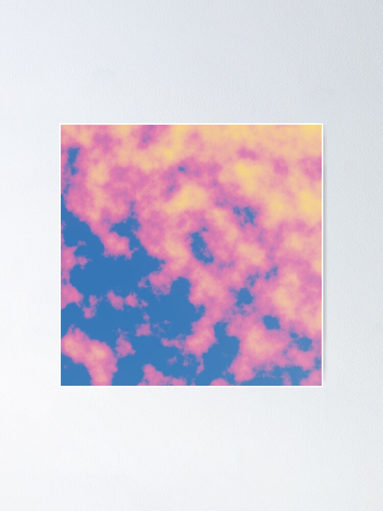 "Sunset Sky Marble" Poster for Sale by indram | Redbubble