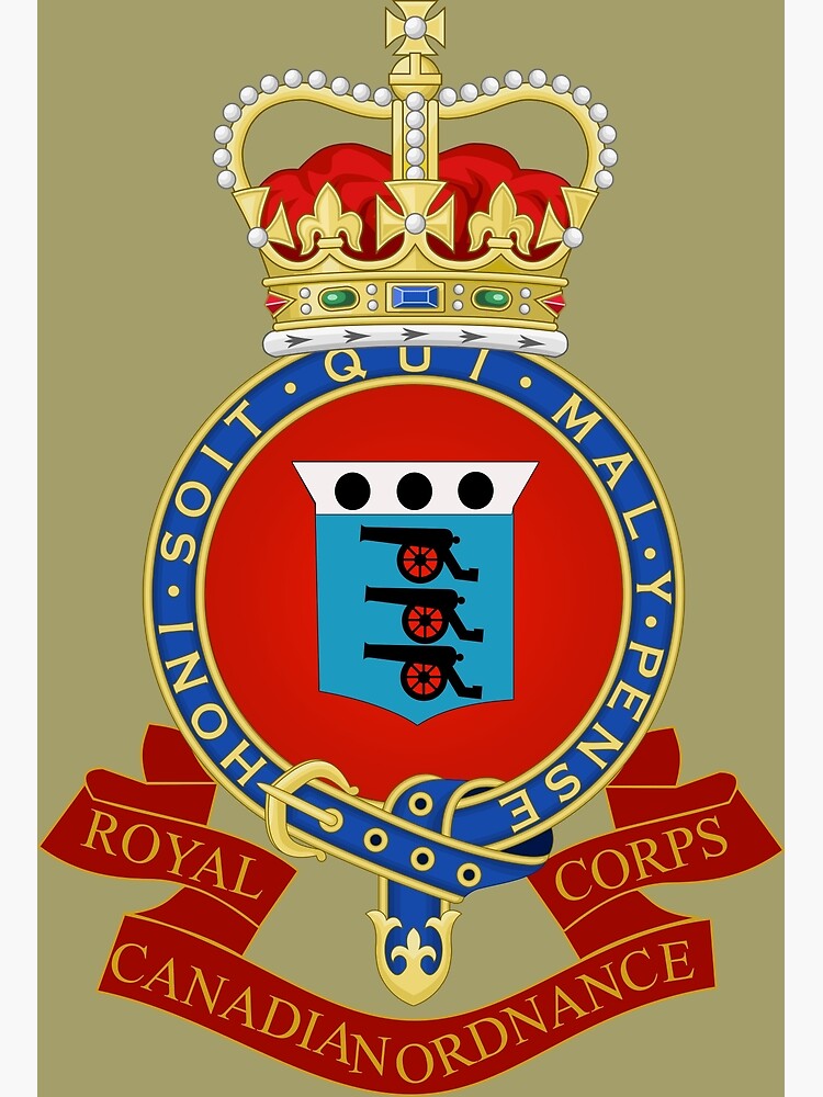 "Royal Canadian Ordnance Corps (RCOC) - Historical" Poster for Sale by ...