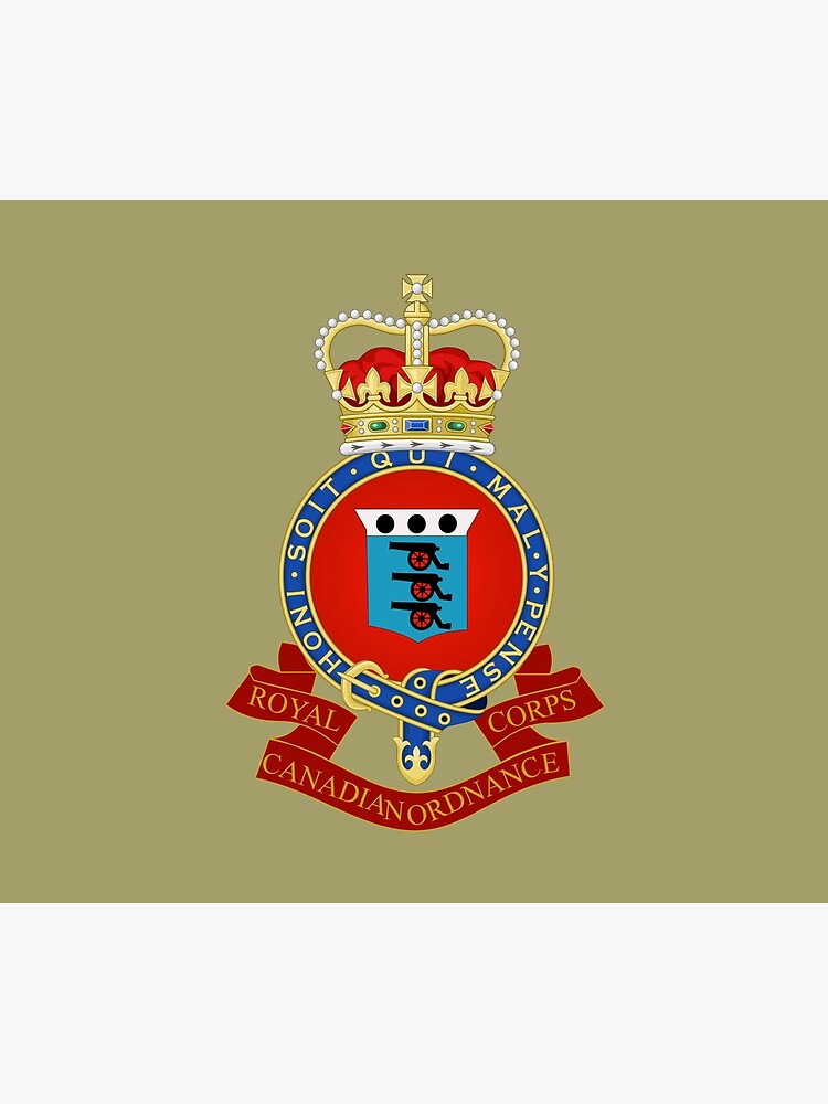 "Royal Canadian Ordnance Corps (RCOC) - Historical" Throw Blanket for ...