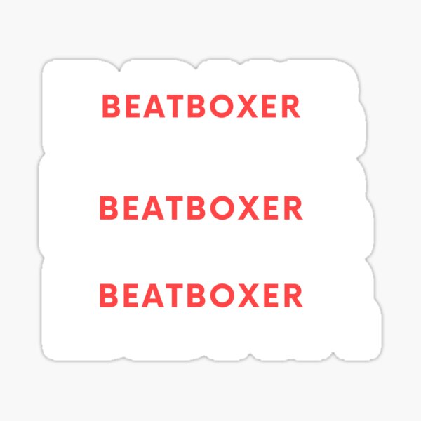 "BEATBOXER BBXR COOL" Sticker for Sale by AshmeetJithol | Redbubble