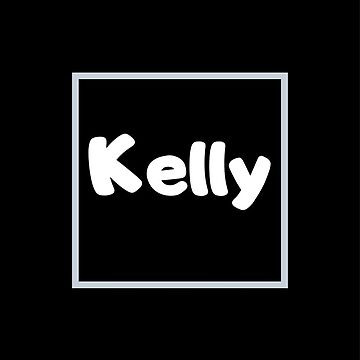 "Kelly " Sticker for Sale by ArtistRebeccaLS | Redbubble