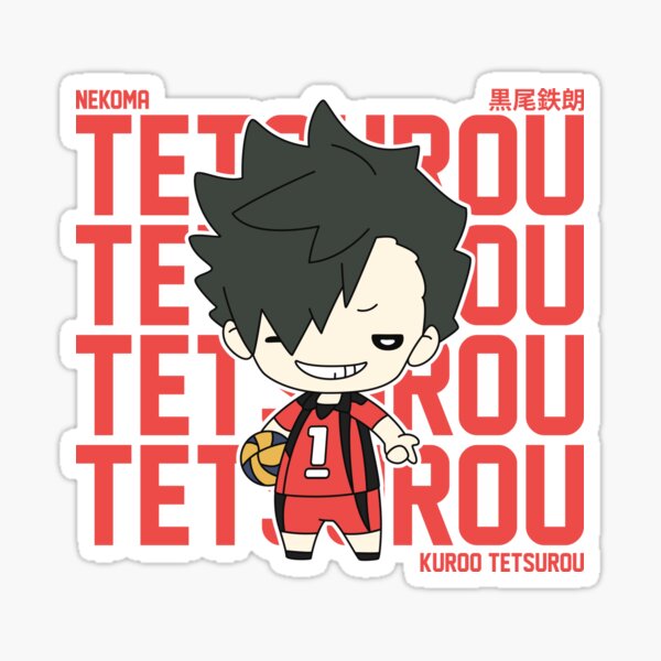 "Kuroo Tetsurou - Nekoma - Haikyuu" Sticker by ihasartwork | Redbubble