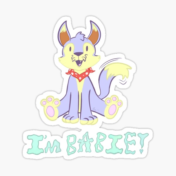 "I'm Babie Lupe!" Sticker for Sale by OceanHazel | Redbubble