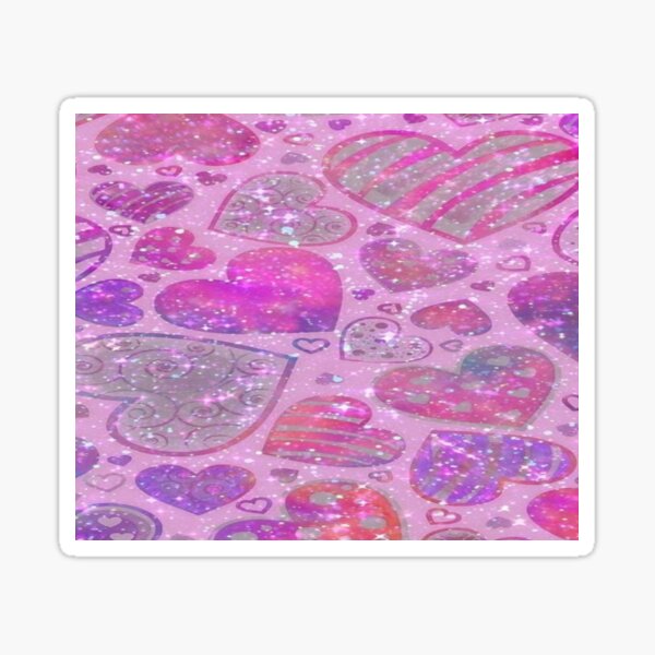 "y2k Hearts" Sticker for Sale by Radrollins | Redbubble