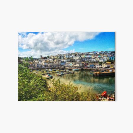 "Brixham Harbour by My Brixham" Art Board Print for Sale by mybrixham ...