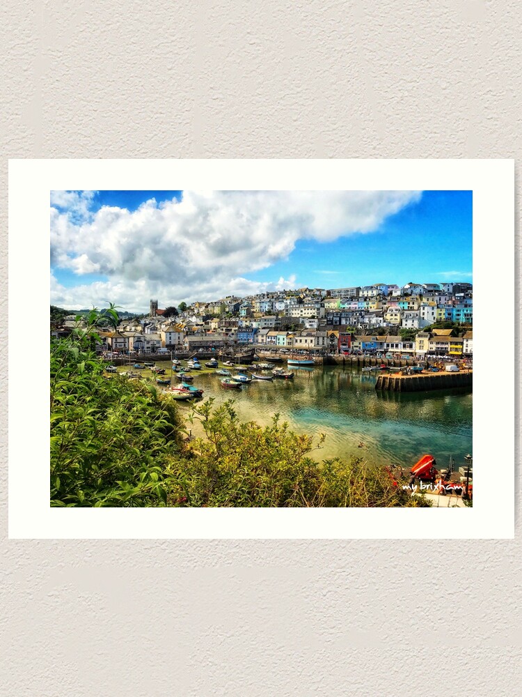 "Brixham Harbour by My Brixham" Art Print for Sale by mybrixham | Redbubble