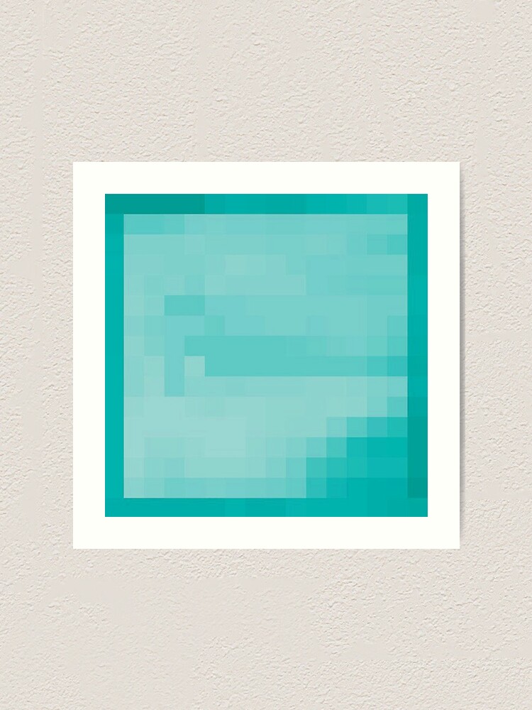 "Minecraft Diamond Texture" Art Print for Sale by tommilani | Redbubble