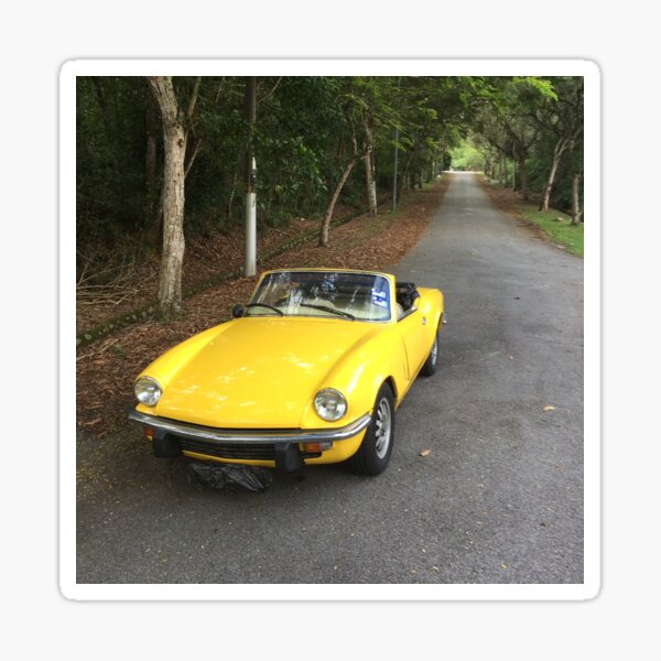 "Triumph Spitfire Mark IV (1974)" Sticker for Sale by devemmanuel ...