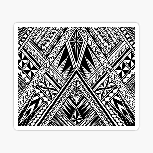 "Tapa patterns " Sticker by KeithMasima | Redbubble