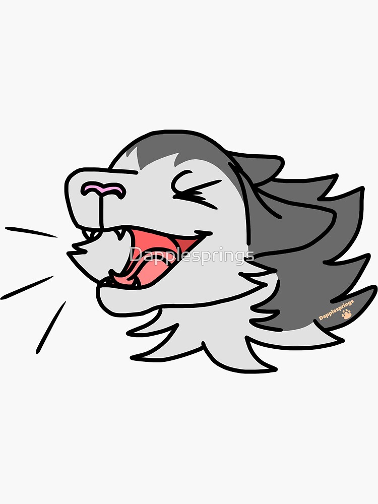 "Yappy Faolan | Wolves of the Beyond" Sticker for Sale by Dapplesprings ...