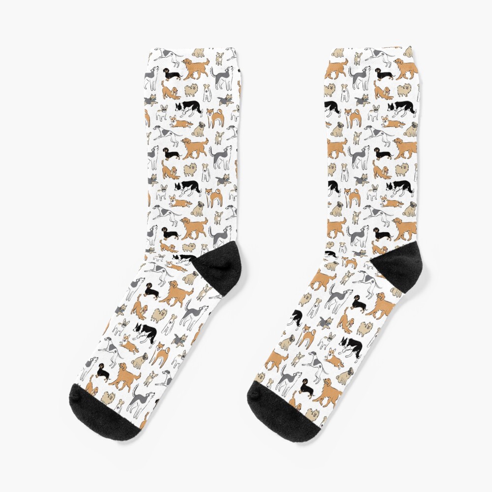 "Dogs Fun" Socks for Sale by AnaAnaDesign | Redbubble