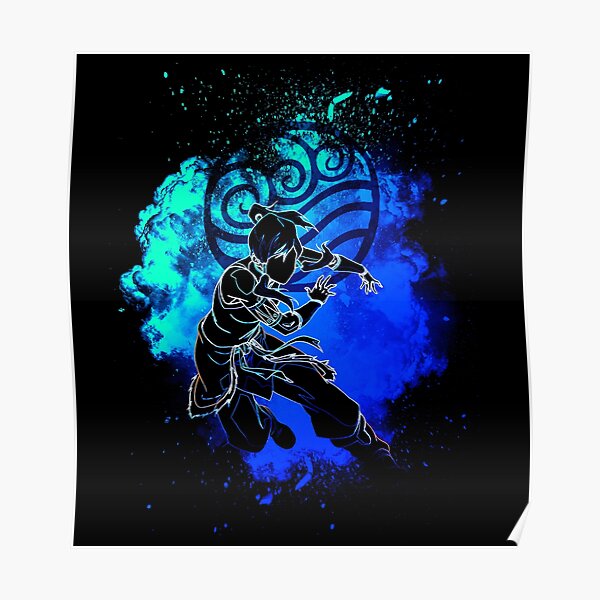 "Soul of the Waterbending" Poster for Sale by DonnieArts | Redbubble