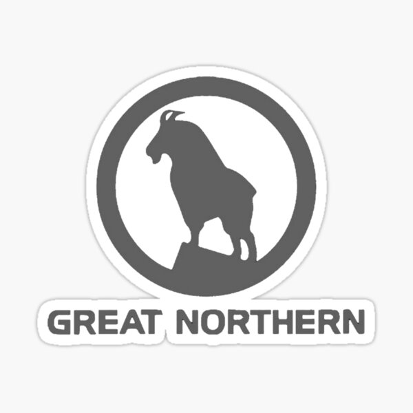 "Vintage Great Northern Railroad " Sticker for Sale by QuayTradingCo ...