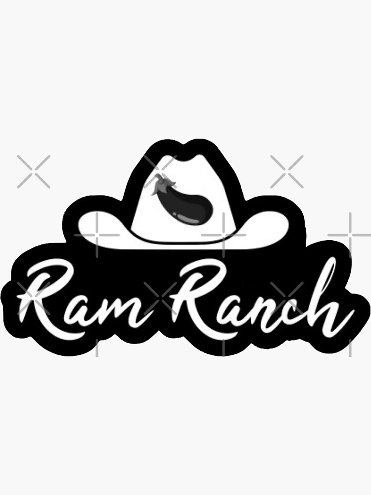 "Ram Ranch Cowboy" Sticker for Sale by JackCurtis1991 | Redbubble