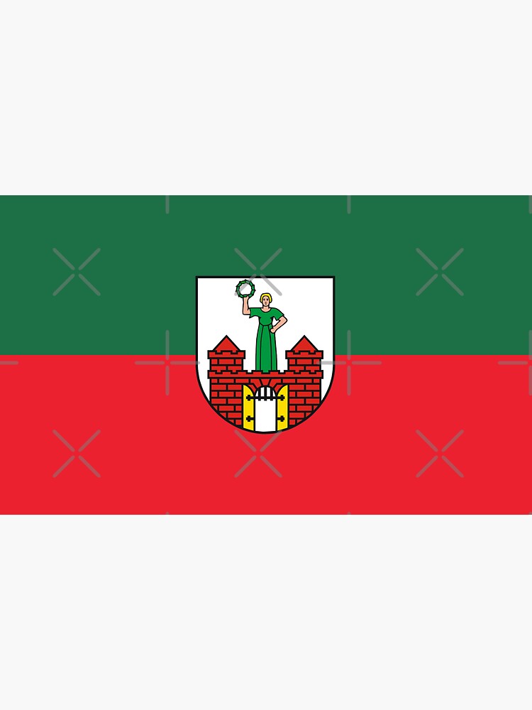 "Magdeburg Flag, Meideborg, Germany" Sticker for Sale by Celticana ...