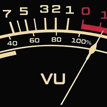 "VU Meter" Poster for Sale by robertawlowry | Redbubble