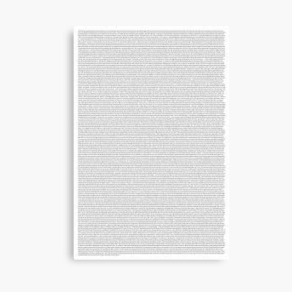 Bee Movie Script Canvas Prints | Redbubble