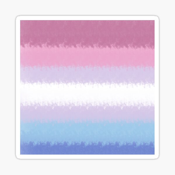 "Lgbtq Bigender Print Design" Sticker for Sale by Arting-Shop | Redbubble