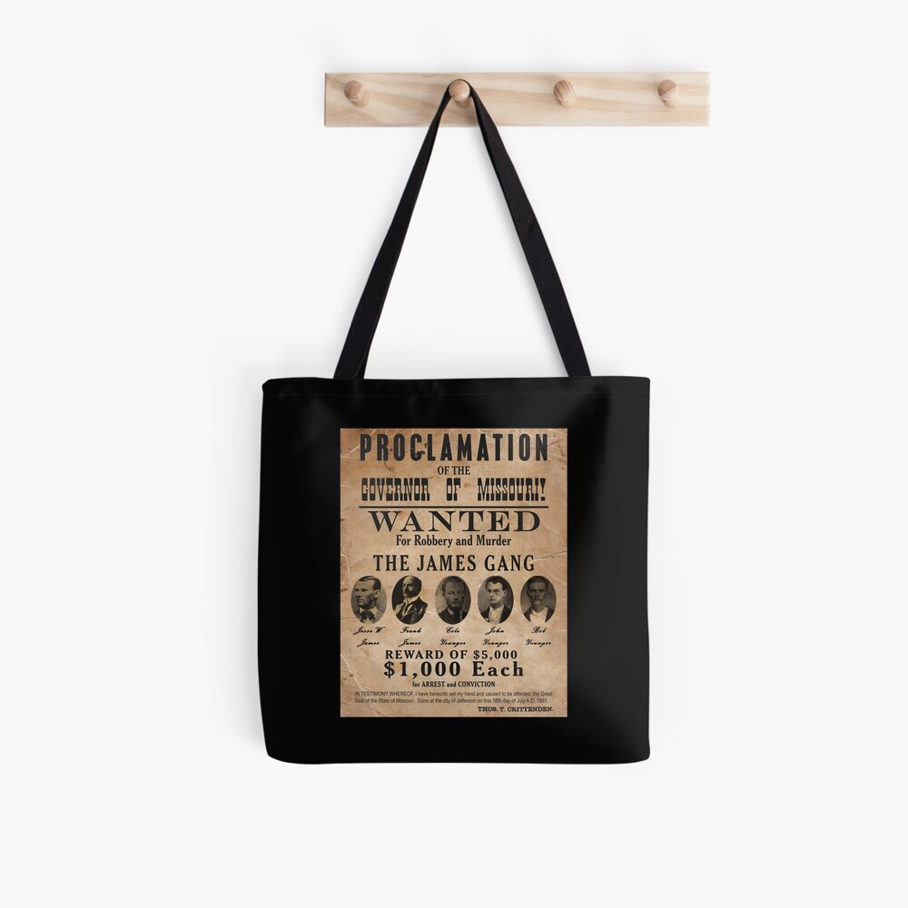"James Gang Wanted Poster" Poster for Sale by kayve | Redbubble