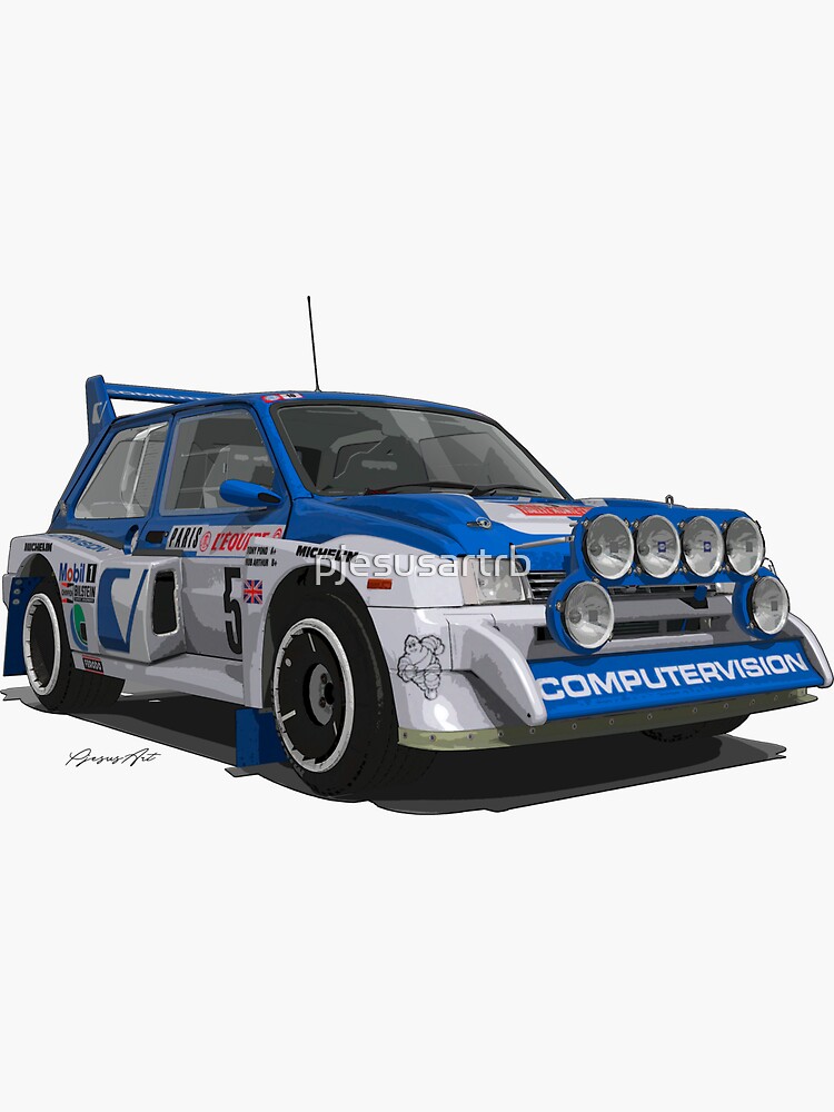 "MG METRO 6R4 GROUP B" Sticker for Sale by pjesusartrb | Redbubble