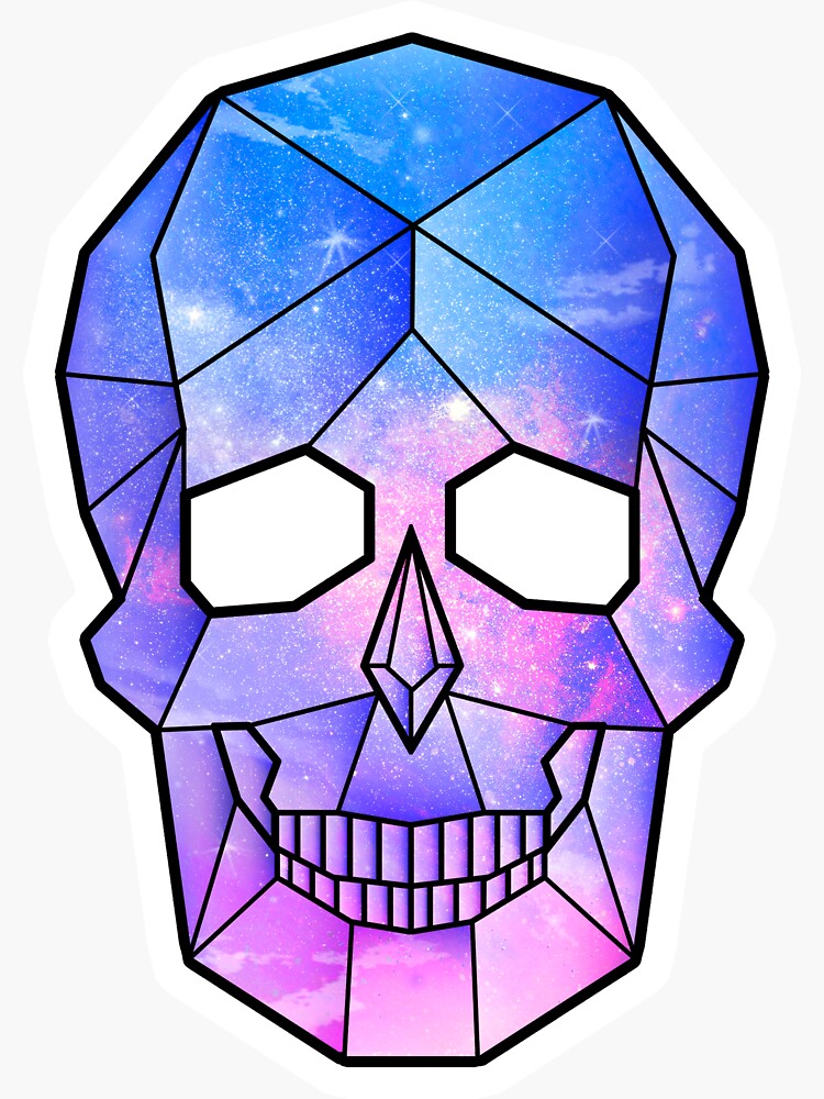 "Purple Skull" Sticker for Sale by IslandArt | Redbubble