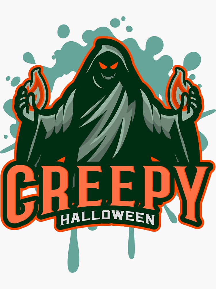 "Evil Wizard Creepy Halloween" Sticker for Sale by New-Horizonz | Redbubble