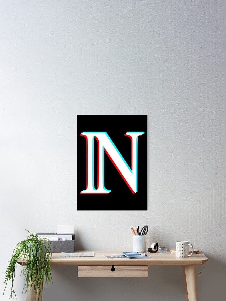 "Natural number symbol" Poster by designMarks | Redbubble