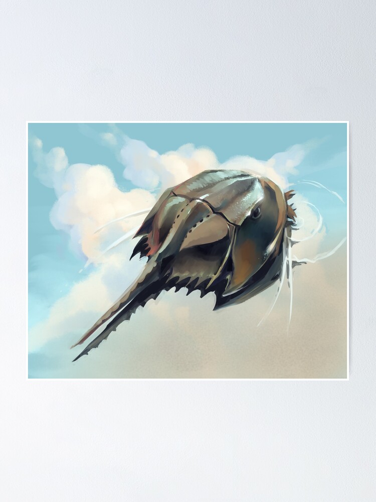 "Horseshoe Crabbing" Poster for Sale by Bedupolker | Redbubble
