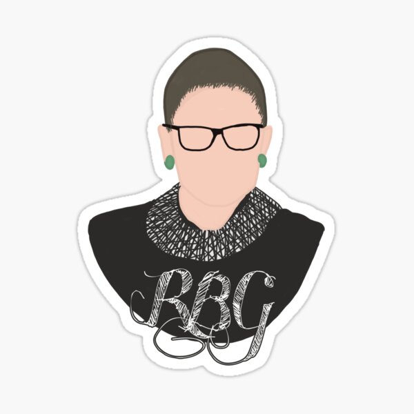 "RBG ICON" Sticker for Sale by pixiepia | Redbubble